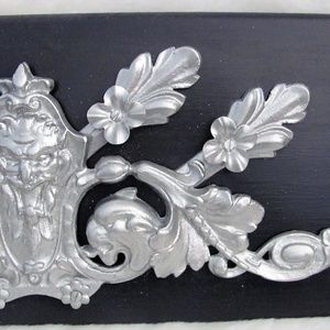 Wall Decor | Vintage Antique Painted Metal Gothic Wall Decor | Poshmark